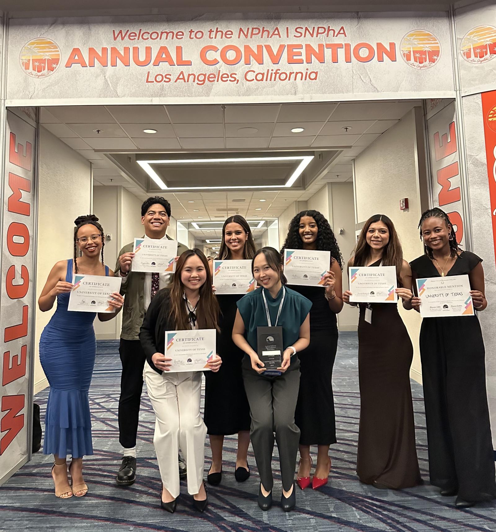 UT-SNPhA Chapter Excels at 2024 SNPhA Convention | College of Pharmacy